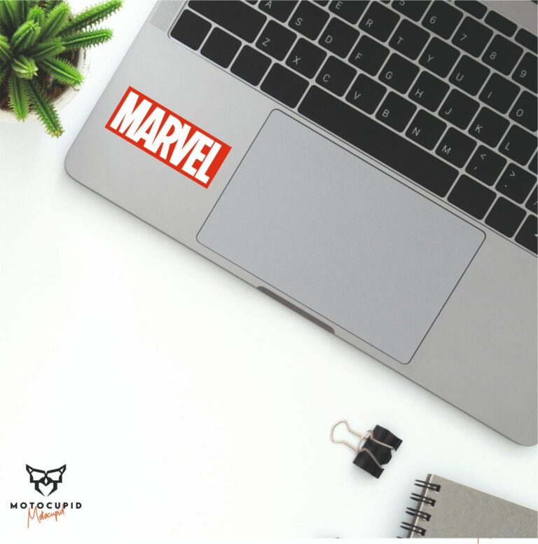 Marvel Logo Sticker - Motocupid