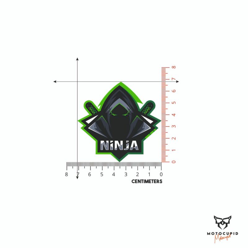 Ninja Sticker - Motocupid