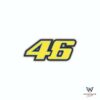 Rider 46 Sticker - Motocupid