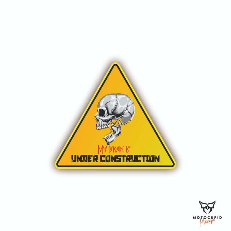 UNDER CONSTRUCTION Sticker - Motocupid