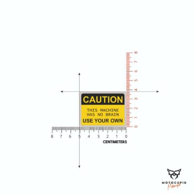 CAUTION USE YOUR OWN BRAIN - Motocupid