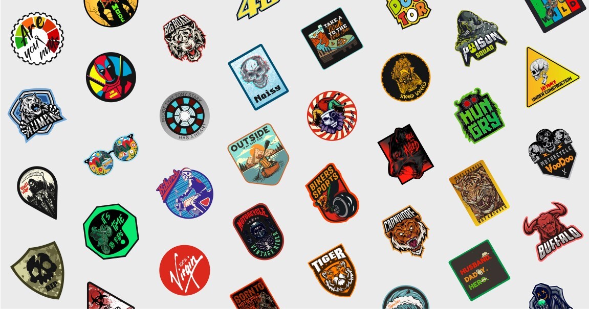 Biker Stickers, Racing Vinyl Stickers from Motocupid