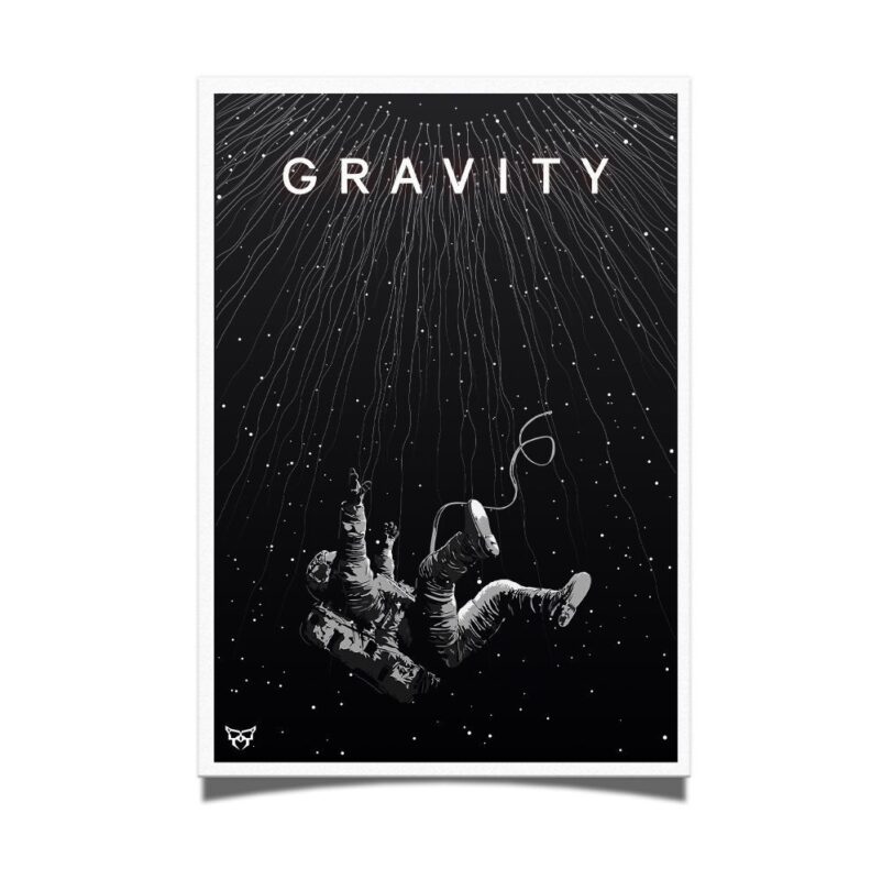 Gravity Movie A3 Posters - Motocupid
