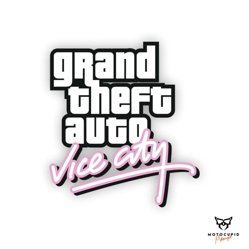 GTA Vice City Sticker - Motocupid