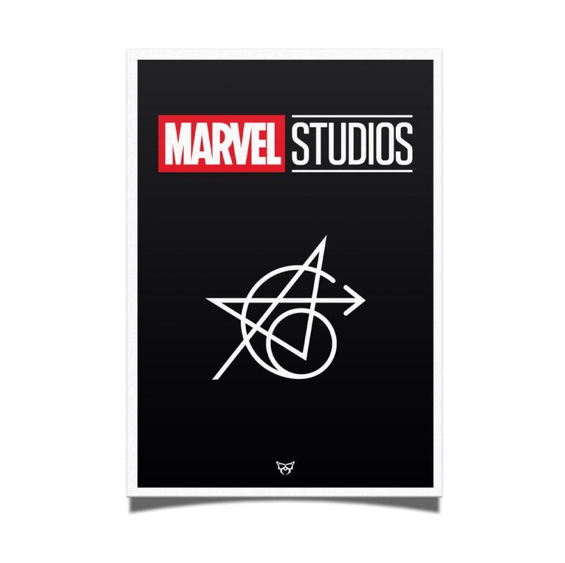 Marvel Logo Sticker - Motocupid
