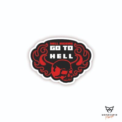 Go to Hell Stickers - Motocupid