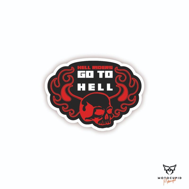 Go to Hell Stickers - Motocupid