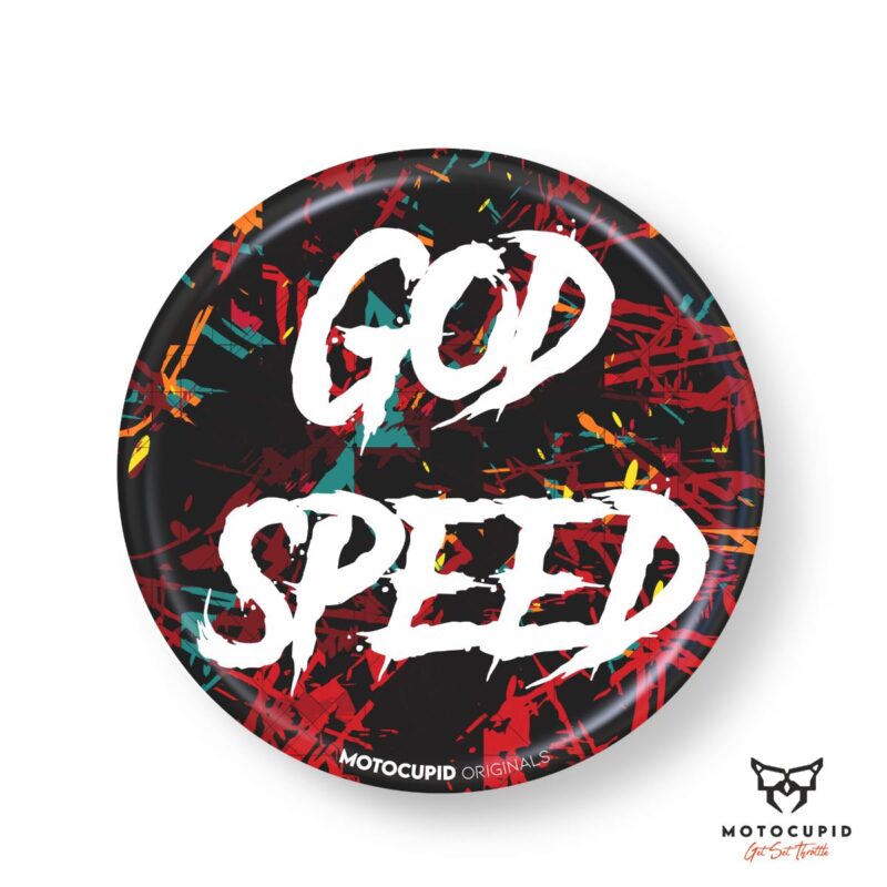 GOD SPEED Pin Badges - Motocupid