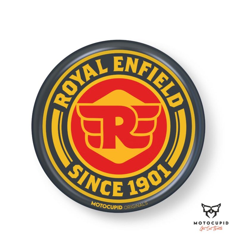 Royal Enfield Pin Badge - Motocupid