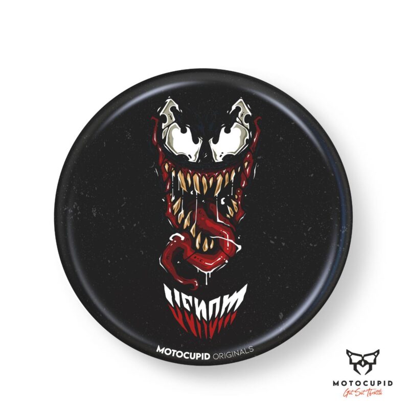 Venom Pin Badge - Motocupid
