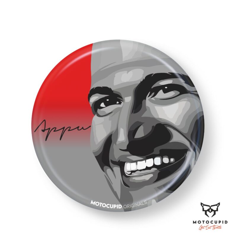 Puneeth Rajkumar (Appu) Pin Badge - Motocupid