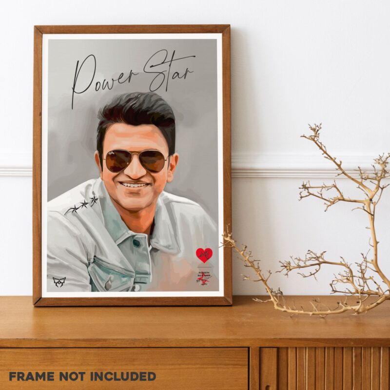 Power Star Puneeth Rajkumar A3 Poster - Motocupid