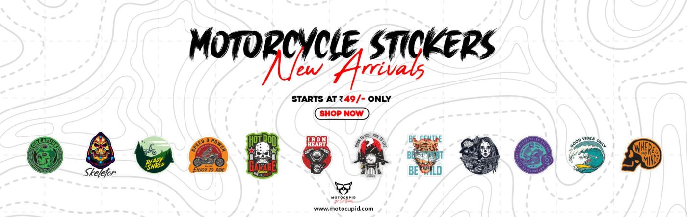 Motocupid - High Quality Vinyl Stickers for Laptops, Cars & Bikes
