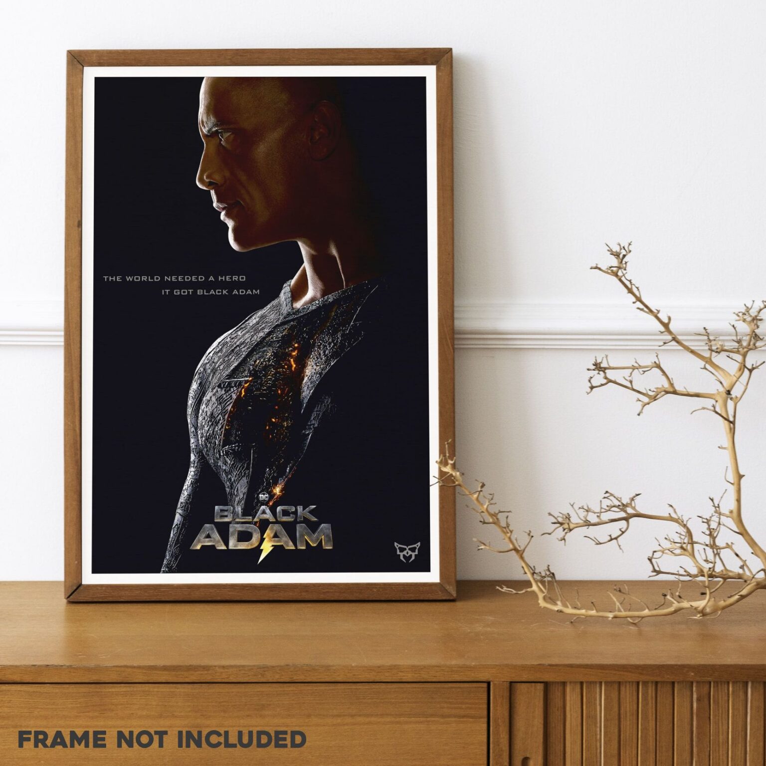 Black Adam “The Rock” A3 Poster - Motocupid