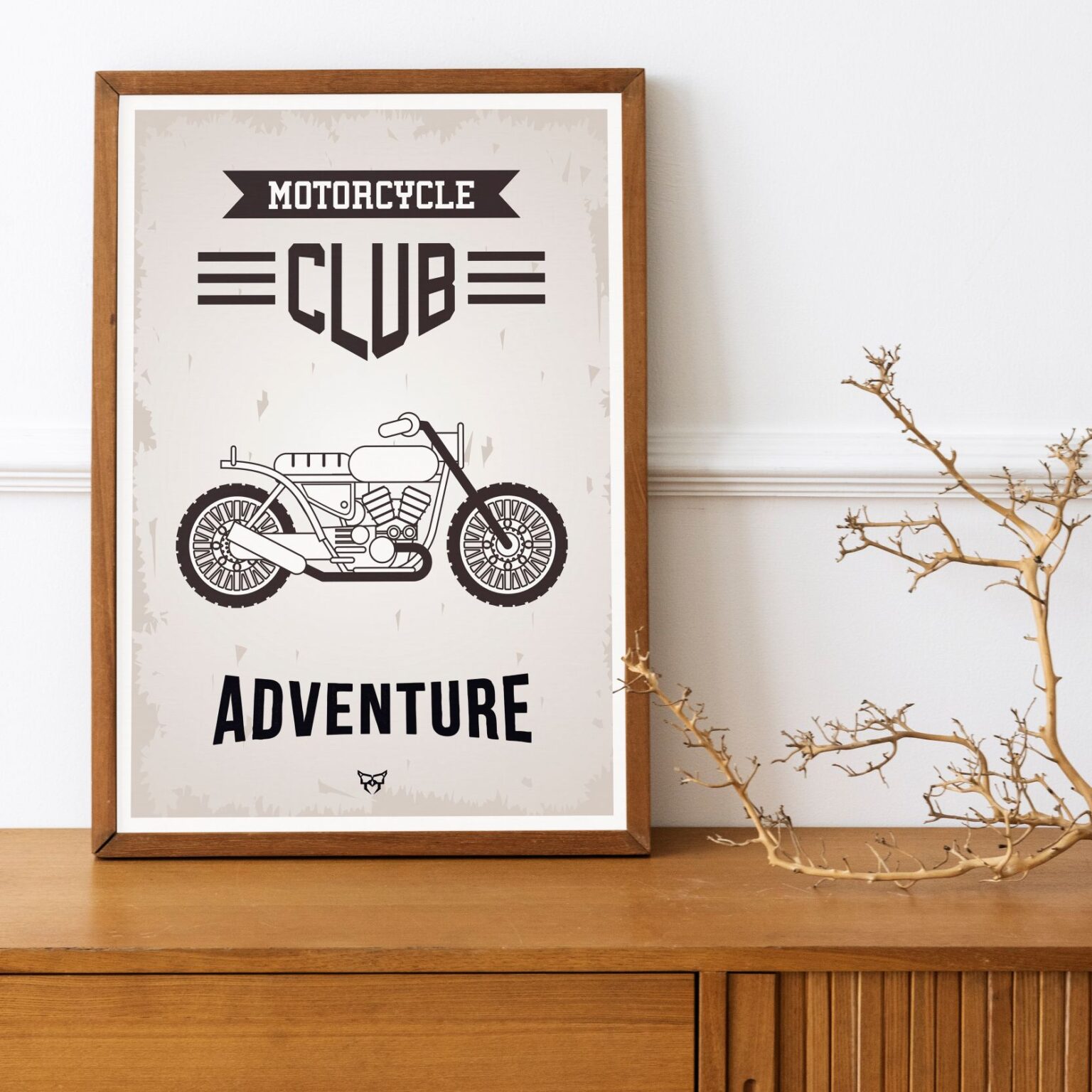 "Adventure" A3 poster - Motocupid