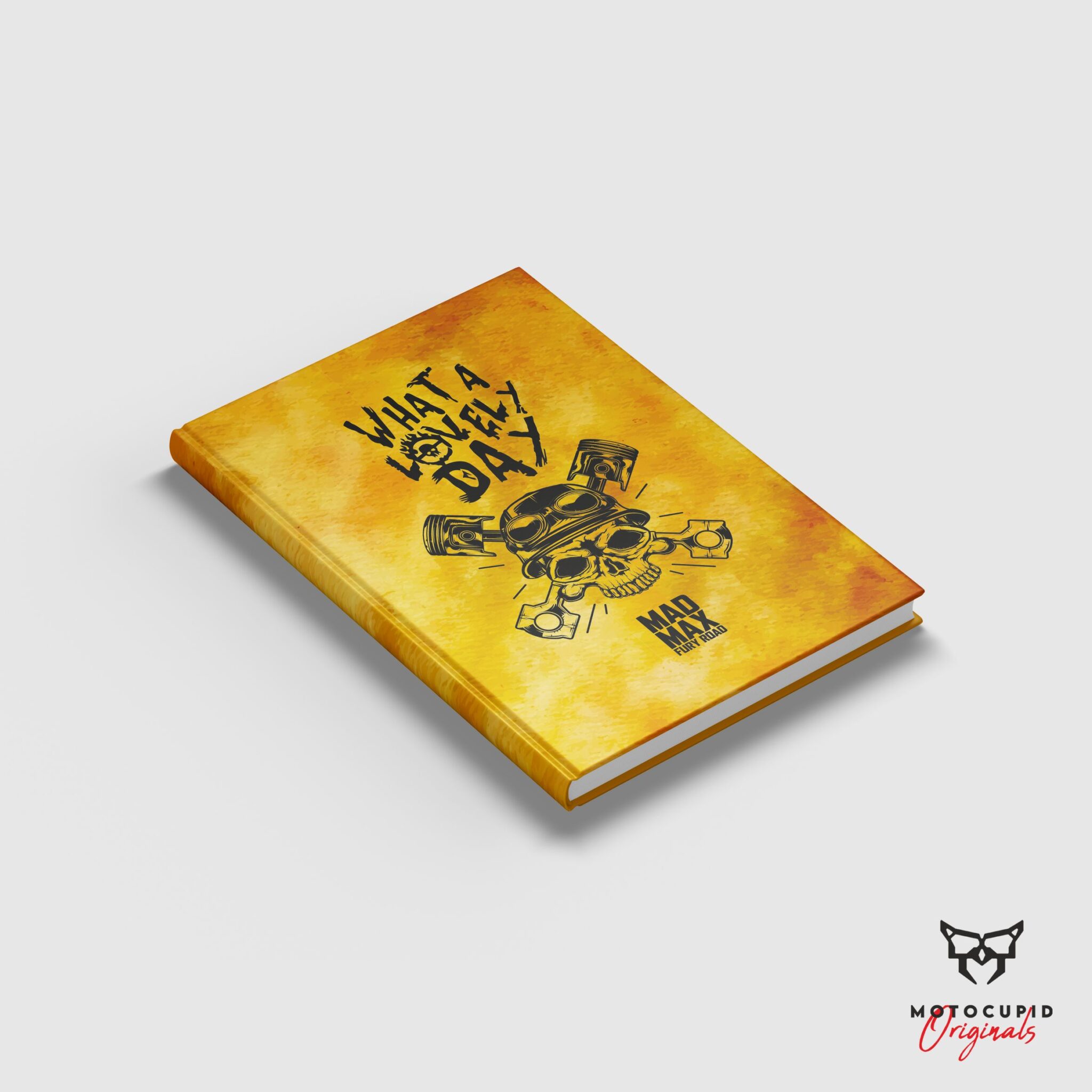 MAD MAX Fury Road A5 Hard Bound Note book – Plain White Paper - Motocupid