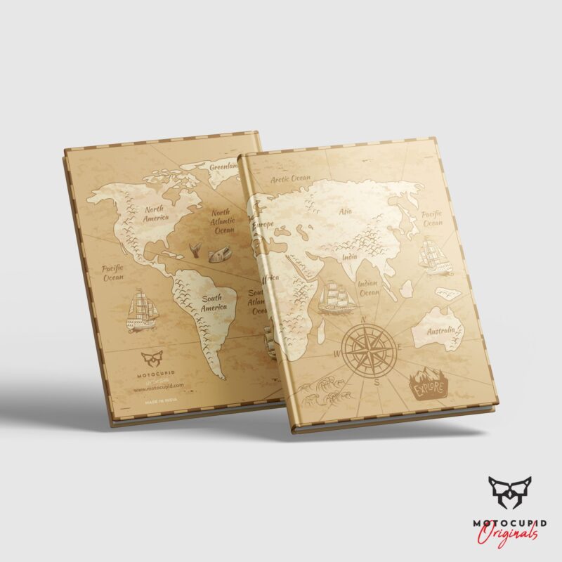 The MAP A5 Hard Bound Note book – Plain White Paper - Motocupid