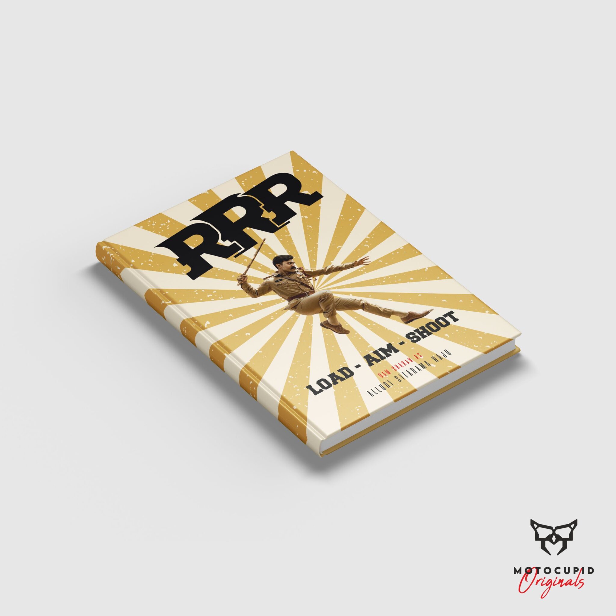 Load Aim Shoot From RRR Movie A5 Hard Bound Note book – Plain White ...