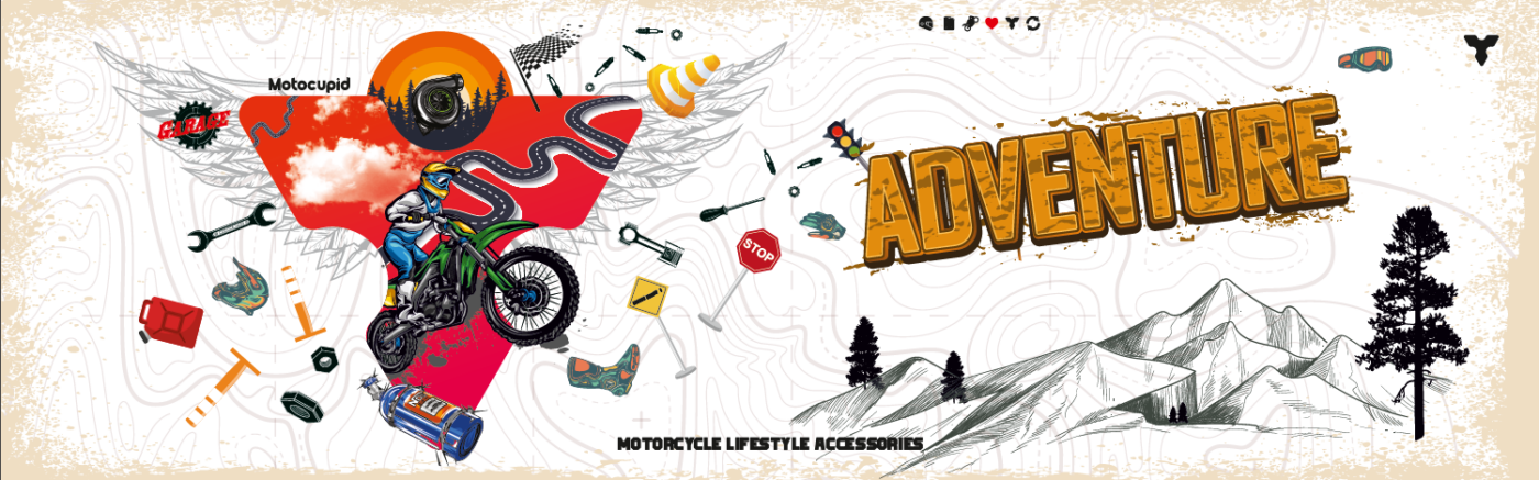 Motocupid - High Quality Vinyl Stickers for Laptops, Cars & Bikes